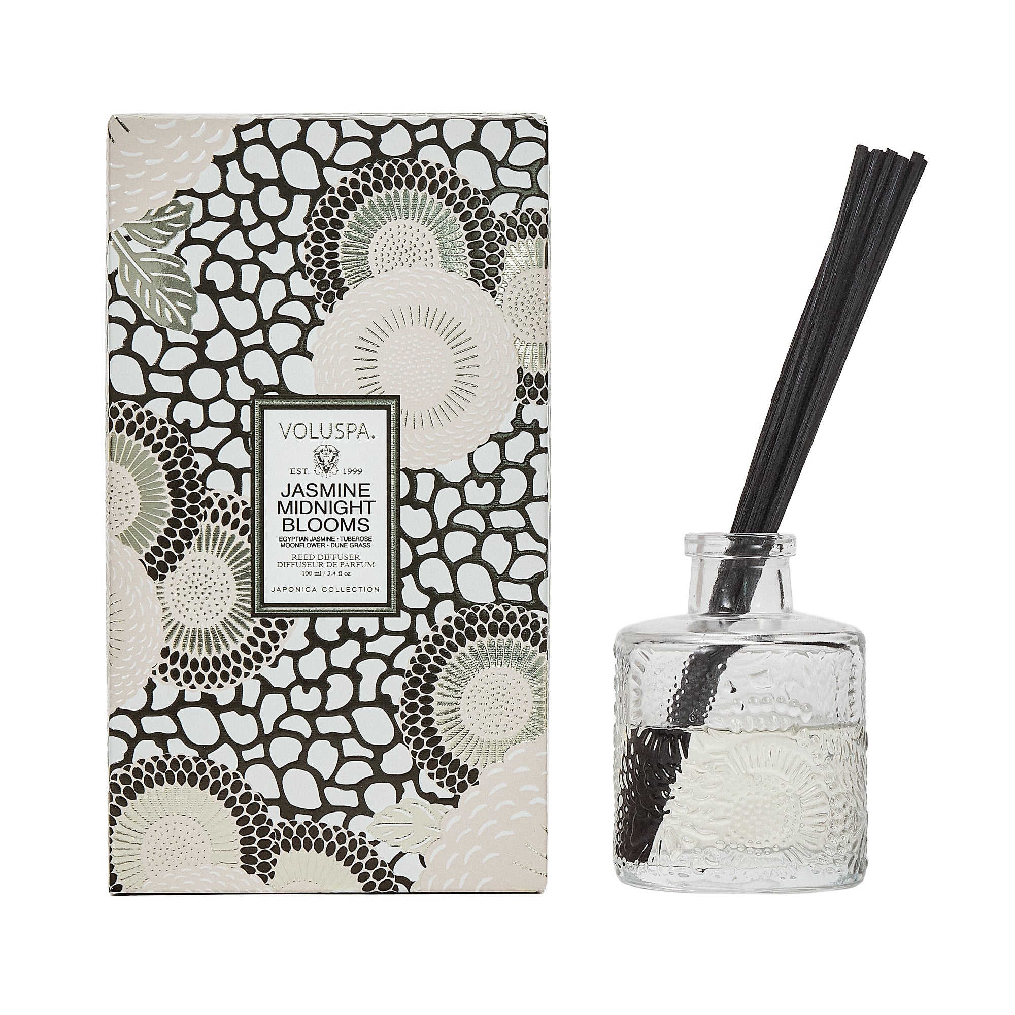 JASMINE MIDNIGHT BLOOMS - DIFFUSING REEDS – CARTE BLANCHE